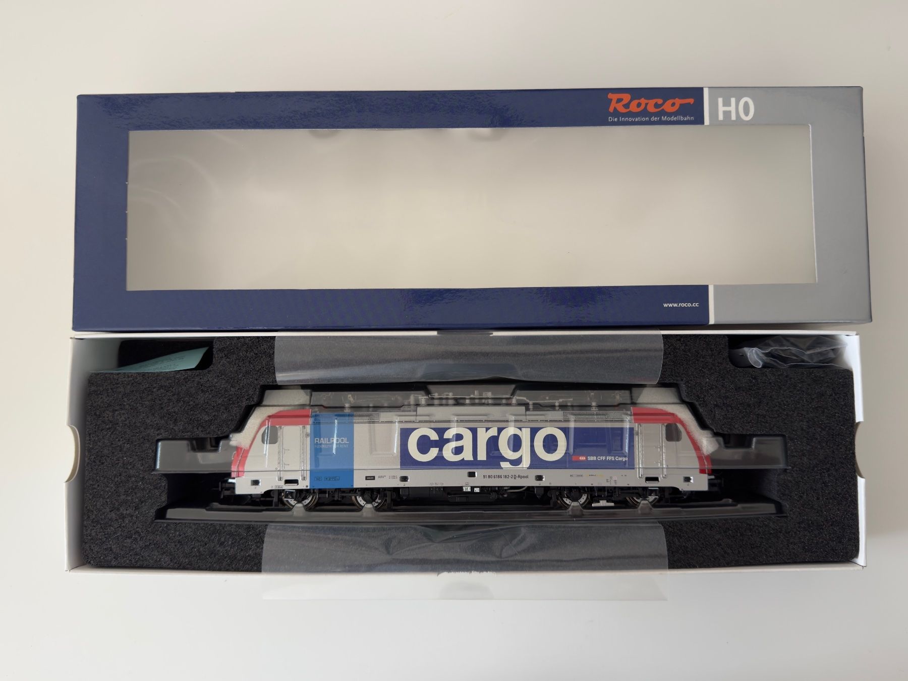 ROCO 73653 Br 186 Railpool SBB CFF FFS Cargo DC (Neu und ...