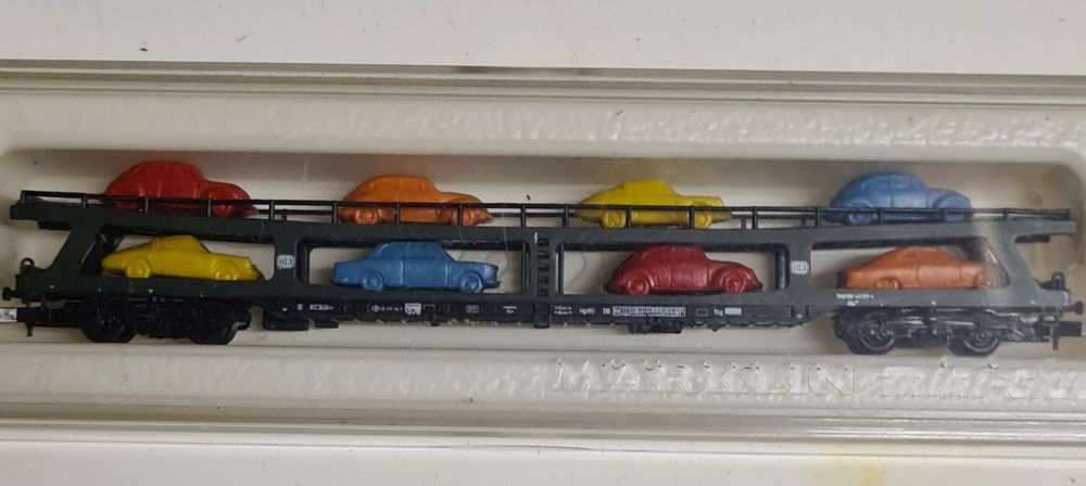 Märklin Spur z 8714 4-achsiger Autotransporter der Deutschen (Gebraucht ...