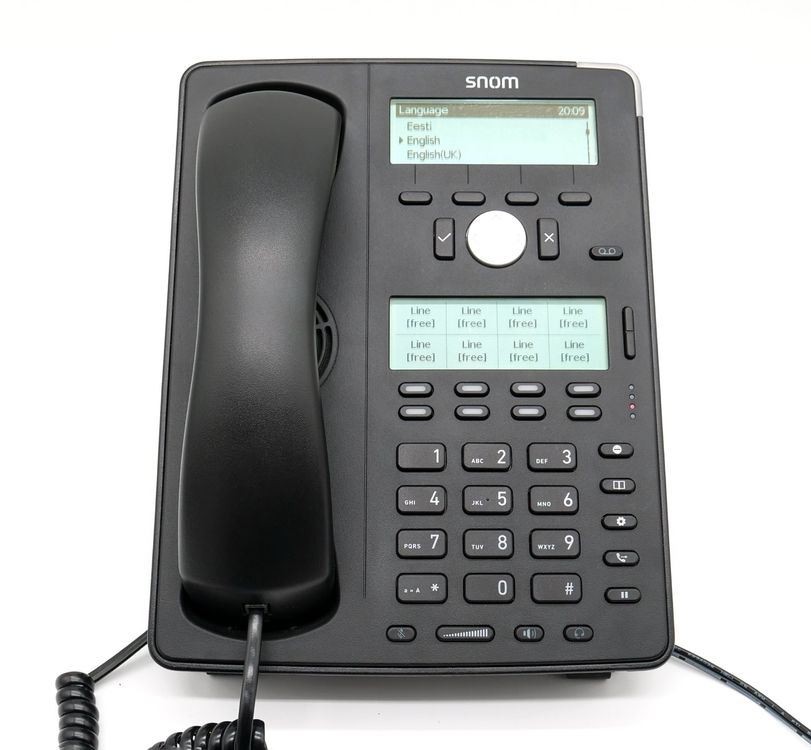 Snom D745 IP-Telefon, 12 SIP Accounts, inkl. Netzteil, PoE (Gebraucht) in Wäldi für CHF 45 – mit ...