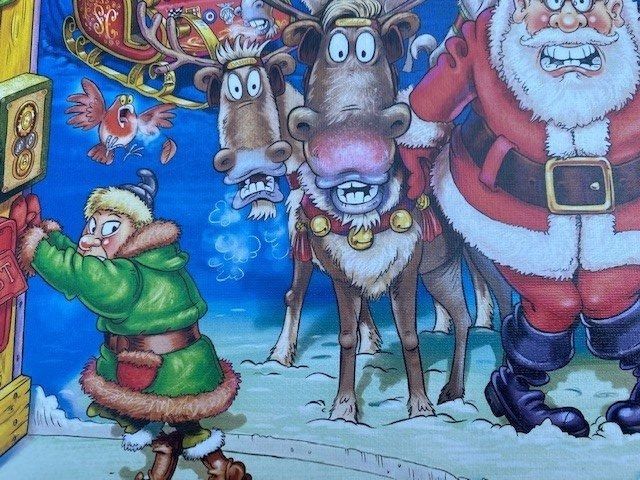 Wasgij Christmas Puzzle 17 / 2 x 1000 Teile Elf Inspection (Neu (gemäss ...