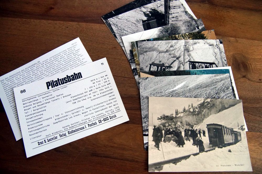 88 Pilatusbahn - Ernst B. Leutwiler - AK-Serie (Gebraucht) in Schönenwerd für CHF 17 – mit ...