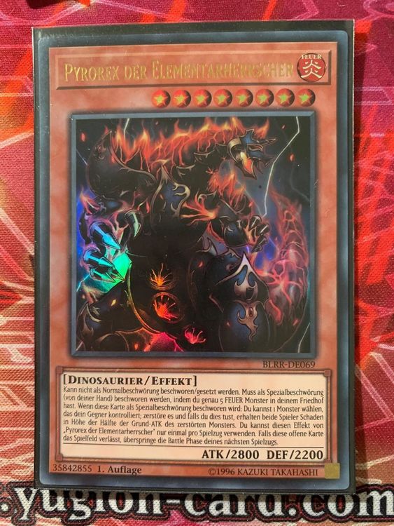 Yugioh Pyrorex Der Elementarherrscher!! (Gebraucht) in Basel für CHF 1 ...