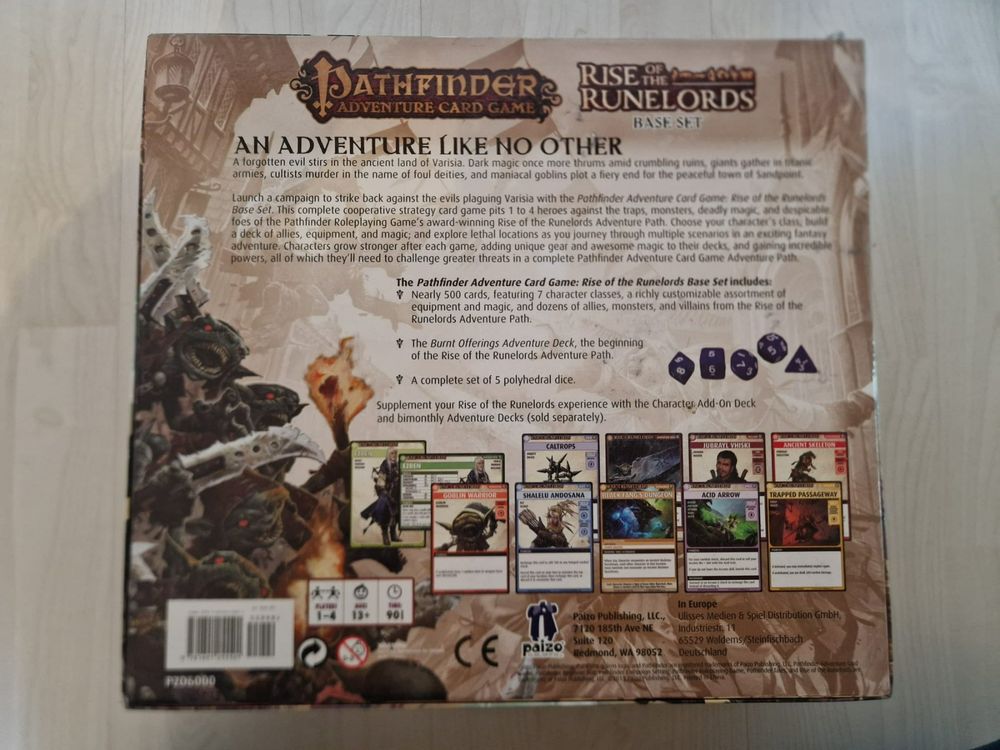 Pathfinder Adventure Card Game: Rise of the Runelords - Base (Gebraucht ...