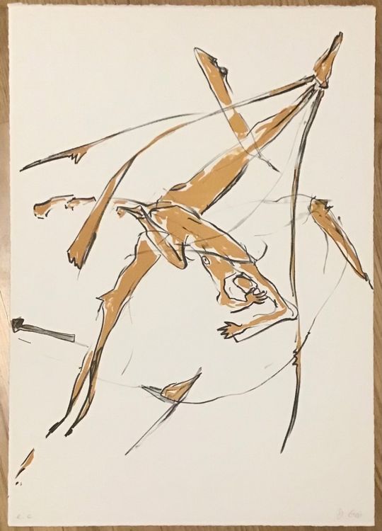 Stephanie GROB (1957) Sehr Seltener Lithographie Handsignier (Gebraucht ...