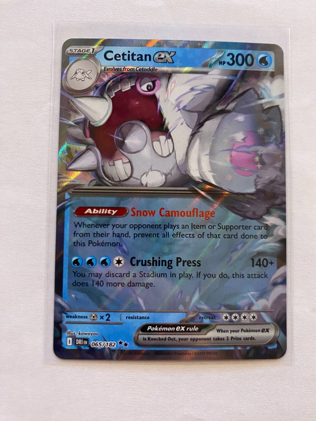 Pokemon Cetitan EX 065/182 Destined Rivals EN (Neu (gemäss Beschreibung ...