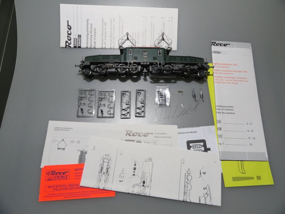Roco 69849: Be 6/8'' 13265 SBB, AC Digital (Gebraucht) in Thun für CHF ...