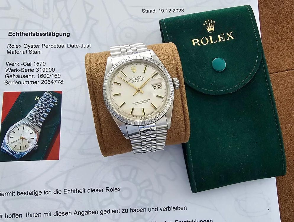 ROLEX OYSTER PERPETUAL DATE-JUST (Gebraucht) in Waldkirch für CHF 5450 ...