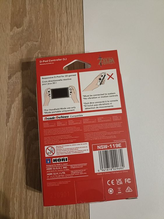 Nintendo Switch - D-Pad Controller (links) "The Legend of Ze (Neu und ...