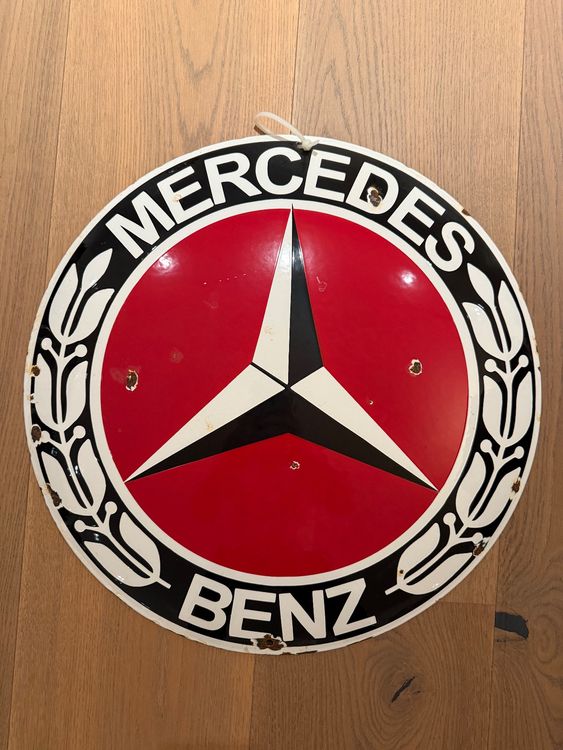 Altes Emailschild Mercedes-Benz (Gebraucht) in Luzern für CHF 790 – nur ...