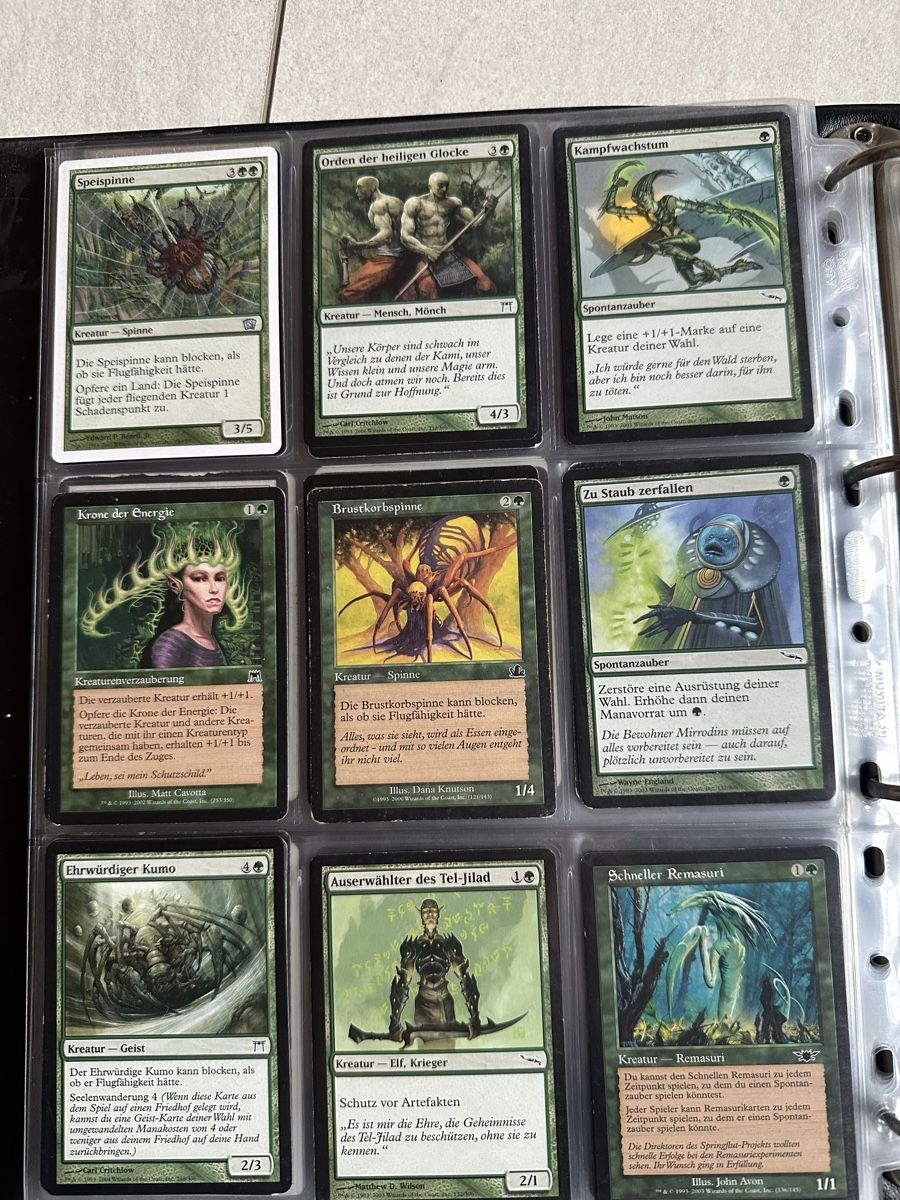 Magic: The Gathering Sammlung Grün - Top Zustand! Selten! (Gebraucht ...