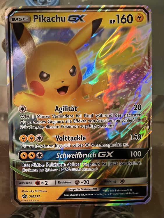 Grosse Pikachu GX Karte | Kaufen auf Ricardo