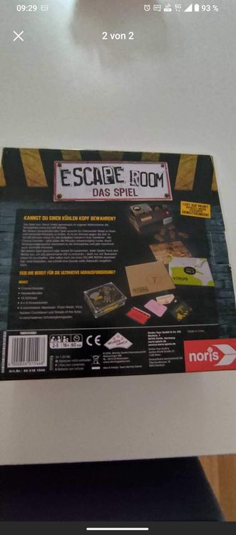 Escape room mit decoder | Kaufen auf Ricardo