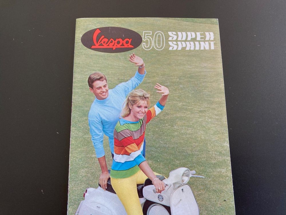 Vespa 50 Super Sprint Piaggio Prospekt 1966 | Kaufen auf Ricardo