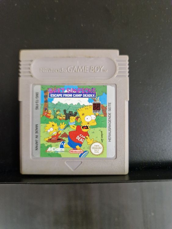 Bart Simpson - Game Boy - Spiel - Modul (Gebraucht) in Rüfenacht BE für ...