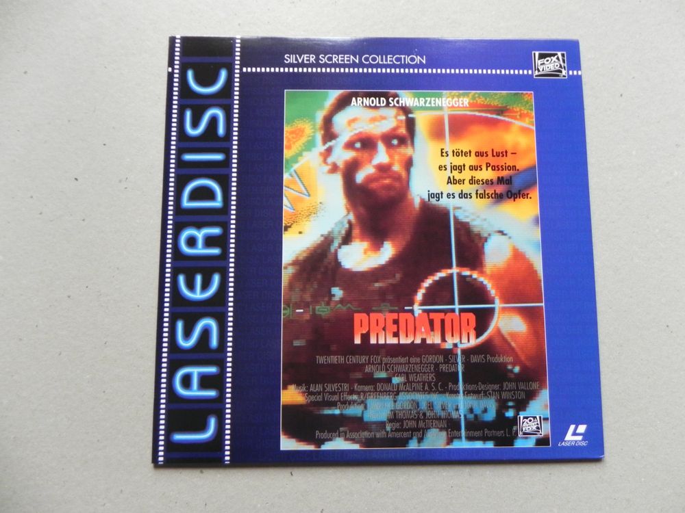 Laserdisc Predator Schwarzenegger 1994 Deutsche Sprache | Kaufen auf Ricardo