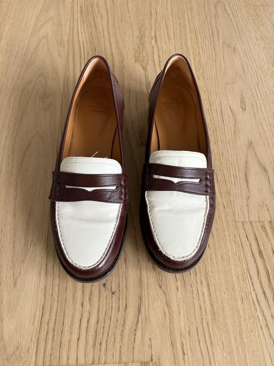 Loafer weiss/braun, Leder (Neu (gemäss Beschreibung)) in Uitikon ...