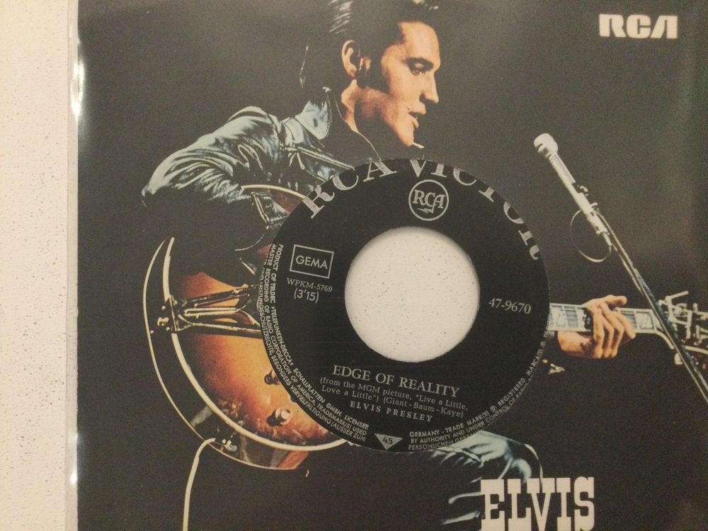 Elvis Presley Single Edge Of Reality If I Can Dream Kaufen Auf Ricardo