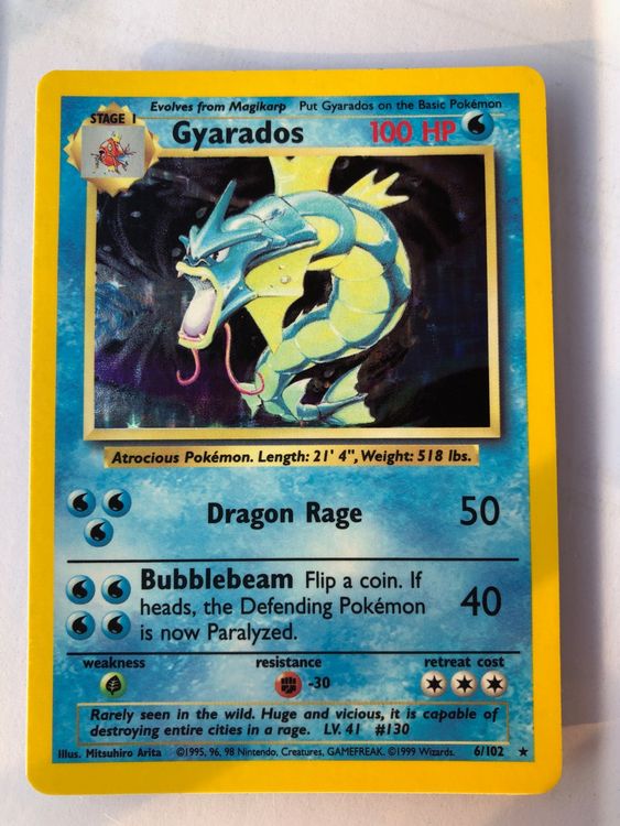 Gyarados Base set - MINT - ab 1.- | Kaufen auf Ricardo