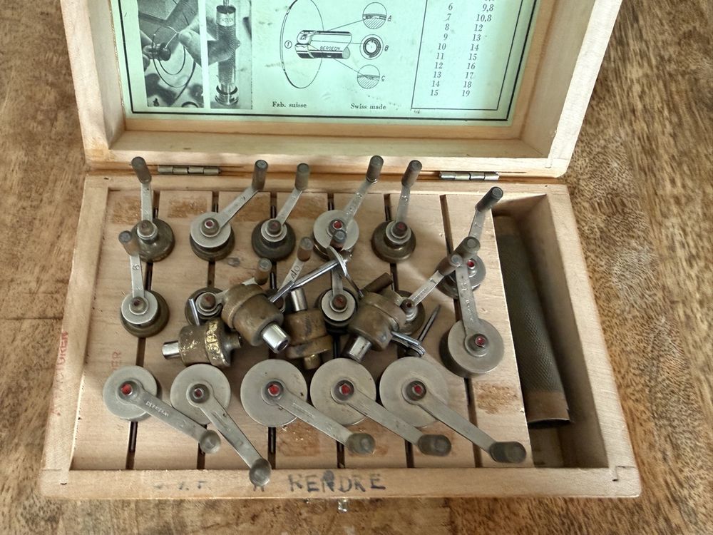 Bergeon No. 2795 Handfederwinder, Vintage Uhrmacher Werkzeug (Gebraucht ...
