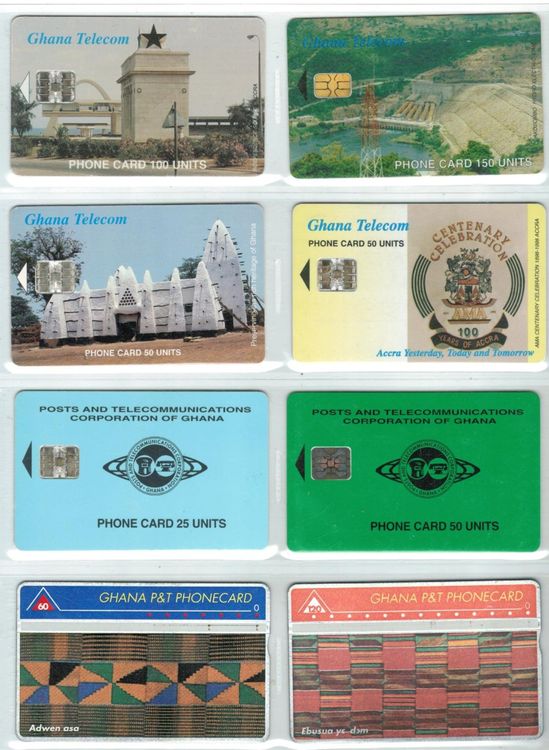 8 Telefonkarten Ghana (Gebraucht) in Zürich für CHF 2 – mit Lieferung ...
