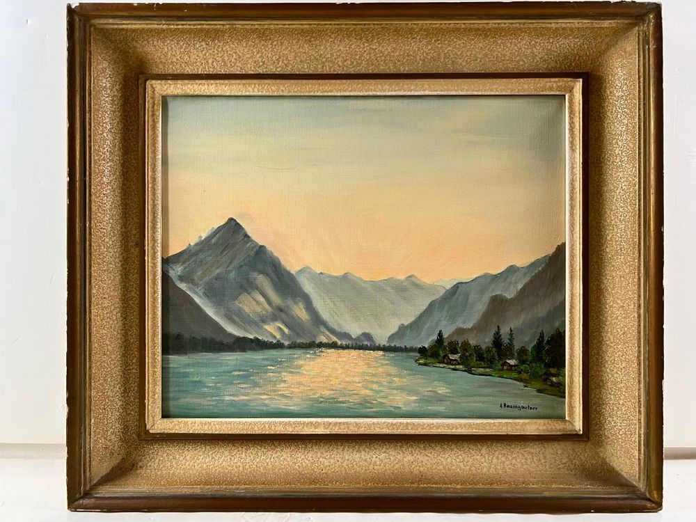 Wunderschöne Landschaft Gemälde signiert. (Gebraucht) in Neuhausen am Rheinfall für CHF 15 – mit ...