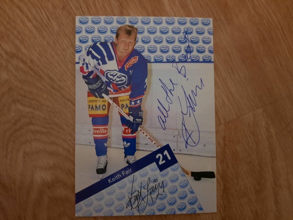 Keith Fair / orig. Autogrammkarte (Gebraucht) in Worben für CHF 5 – mit ...