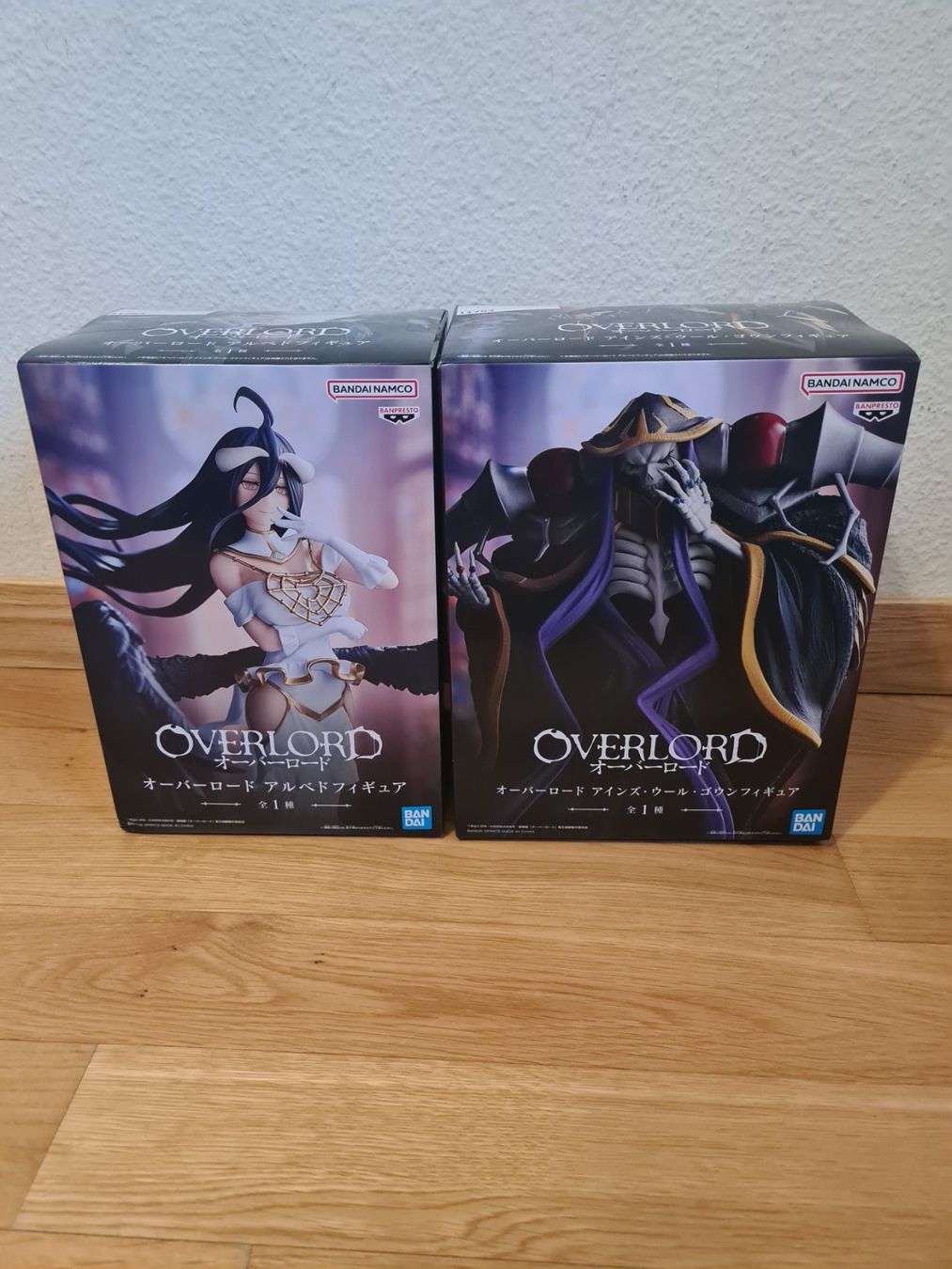 SUPER SALE! Overlord Ainz Ooal and Albedo Bandai Figure Set (Neu und ...