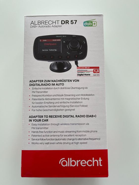 Albrecht Dr 57 DAB Autoradio Adapter (Neu und originalverpackt) in ...