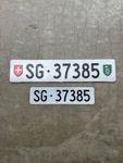 Kontrollschild / Autonummer SG 37385 (Gebraucht) in St.Gallen für CHF 650 – mit Lieferung auf ...