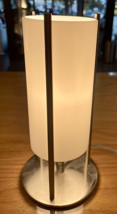 Elegante Edelstahl Glass Tischlampe modern 3 Stepp dimmbar (Gebraucht ...