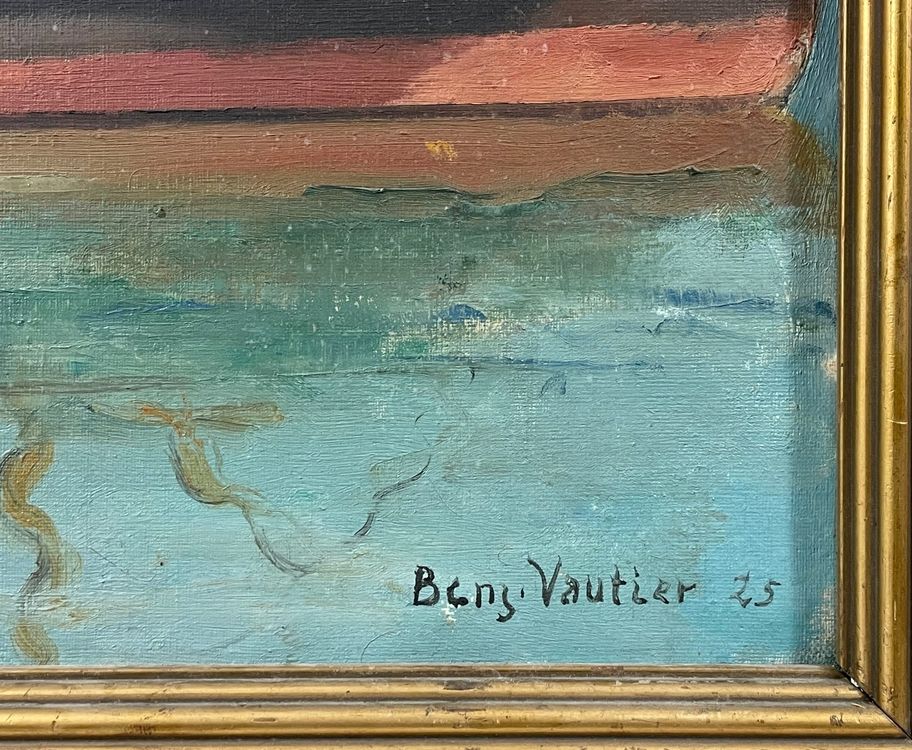 Benjamin Vautier (1895-1974) Gemälde - Hafenszene | Kaufen auf Ricardo