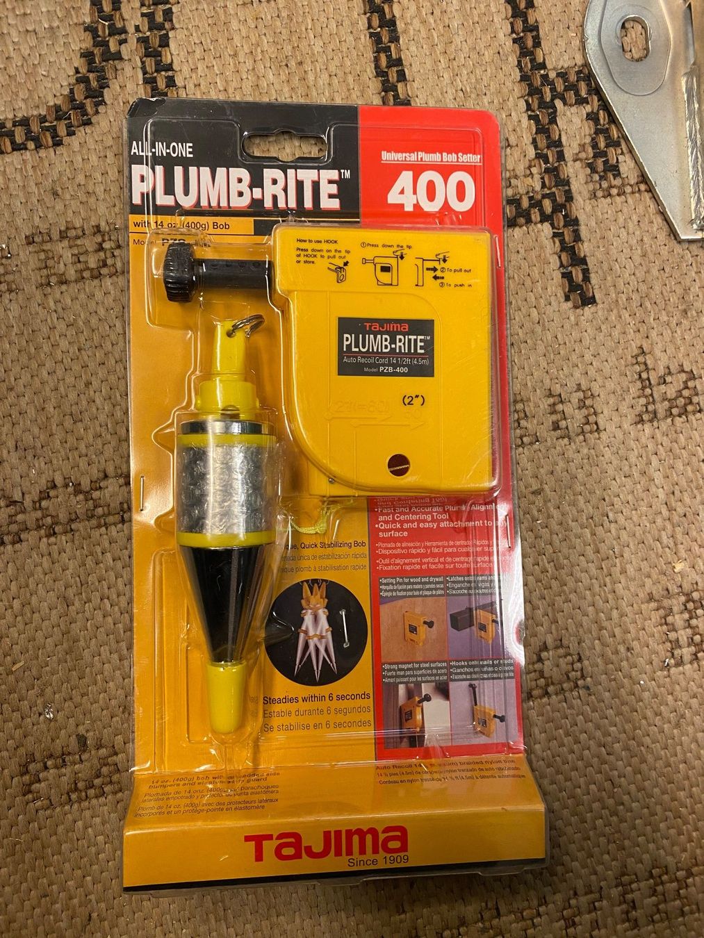 Tajimar PLUMB-RITE 400 Senklot mit Rolle, neu, OVP👍🏼 (Neu und ...