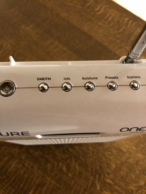 Pure One Mini DAB+ / FM Radio - weiss - mit Original-Akku (Gebraucht ...