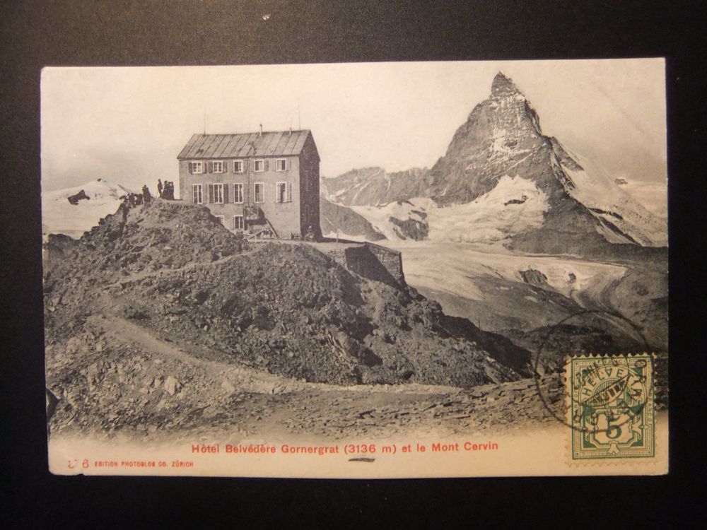 Gornergrat Hotel Belvedere 29.8.1903 (Gebraucht) in St. Niklaus VS für CHF 6 – mit Lieferung auf ...