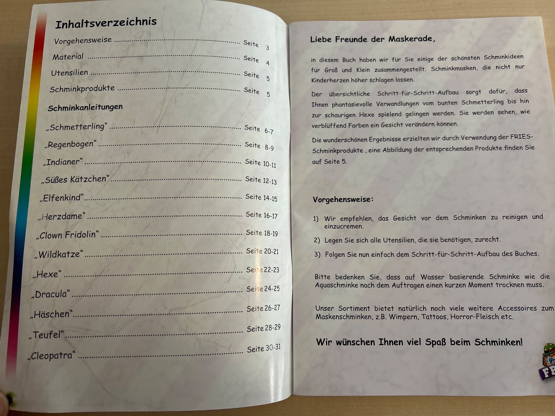 Schmink Ideen für Gross und Klein, step-by-step, Fasnacht (Gebraucht ...