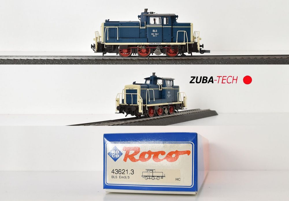Roco 43621.3 Diesellok Em 3/3 BLS H0 GS Analog mit OVP | Acheter sur ...