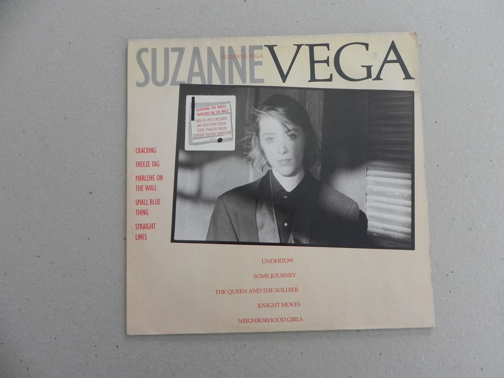 LP USA Folk Rock Sängerin & Gitarristin Suzanne Vega 1985 (Gebraucht ...