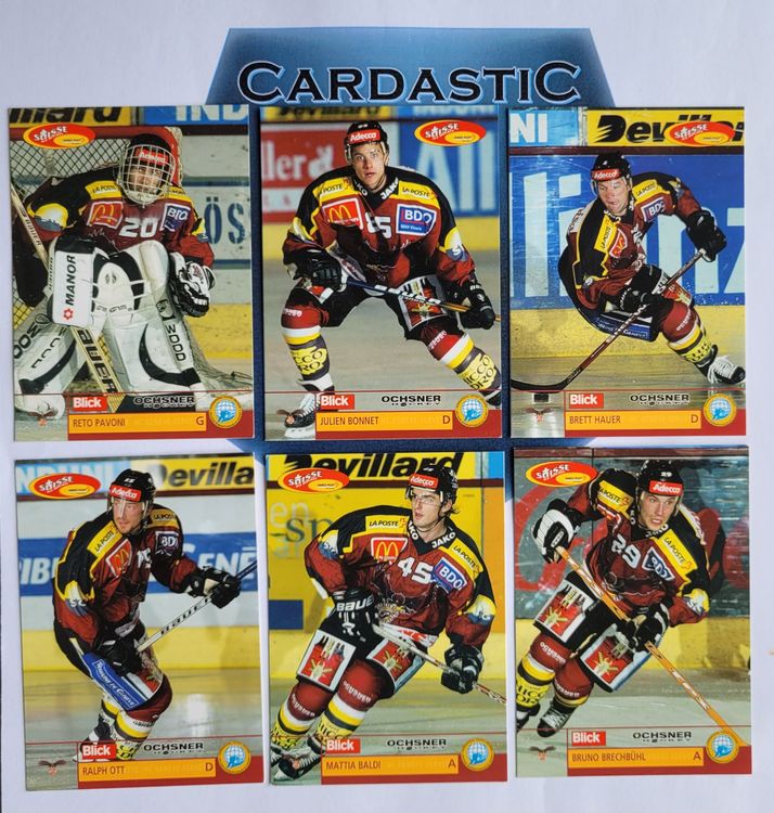 SHL Genéve Servette Lot 2003-04 Pavoni, Hauer, Ott, ... | Kaufen auf ...