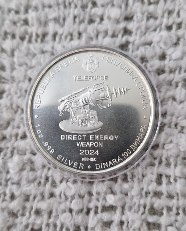 1 OZ SILBER - SERBIEN NIKOLA TESLA TELEFORCE (DEW) 2024 | Kaufen auf ...