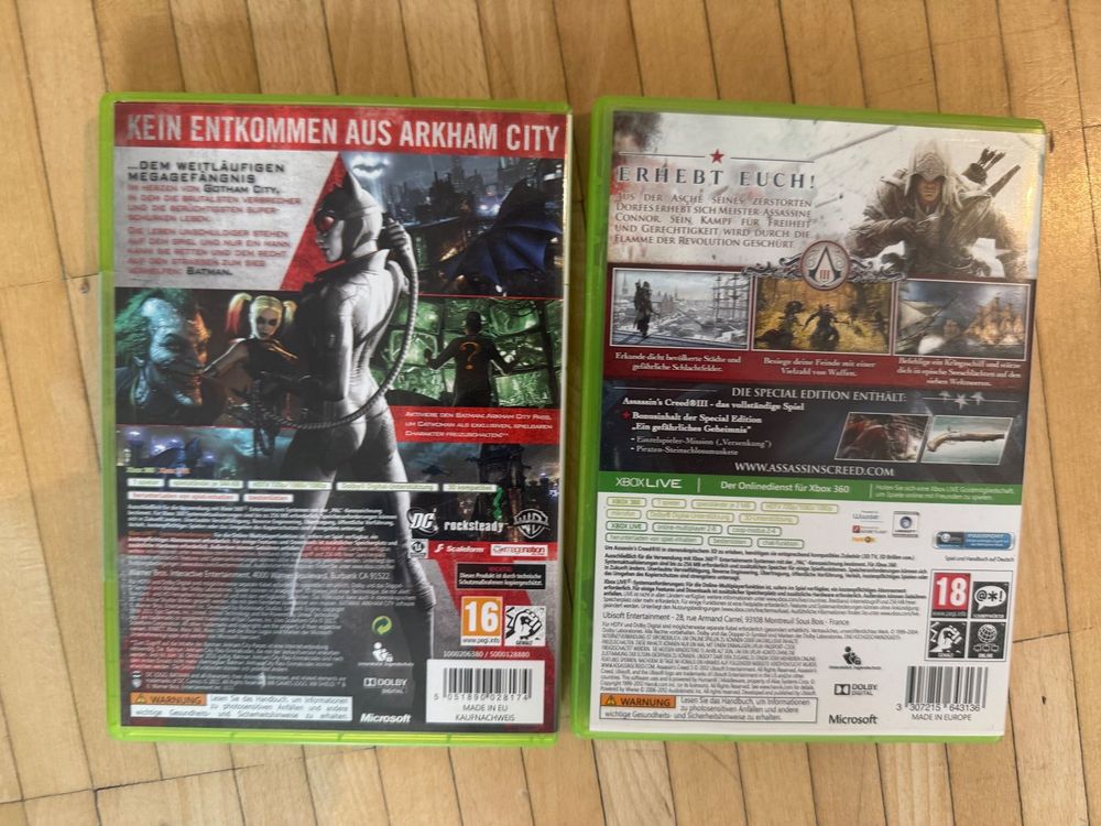 Assassin's Creed 3 und Batman Arkham City (Gebraucht) in Dübendorf für ...
