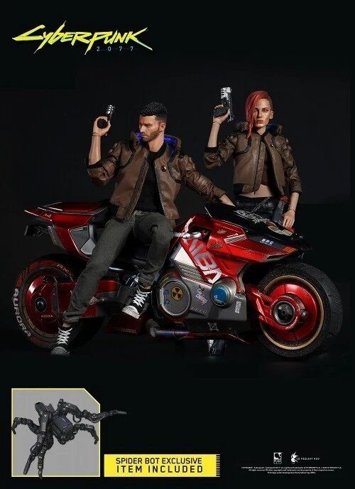 Cyberpunk 2077 V Male & Female with Yaiba Kusanagi 1/6 Figur (Gebraucht ...