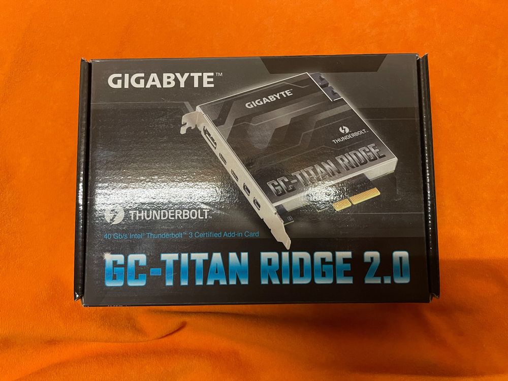 GIGABYTE GC-Titan Ridge Thunderbolt Neu Unbenutzt in OVP (Neu (gemäss ...
