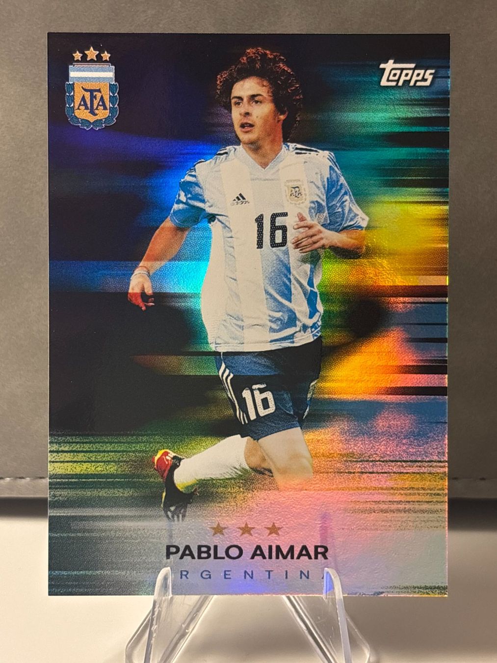 CASE HIT Pablo Aimar Motion Blur 2025 Topps Focus Argentina (Neu ...
