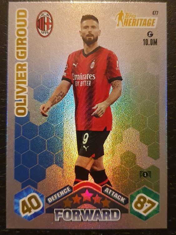 Giroud - Heritage - Match Attax Topps - 2023/24 | Kaufen auf Ricardo