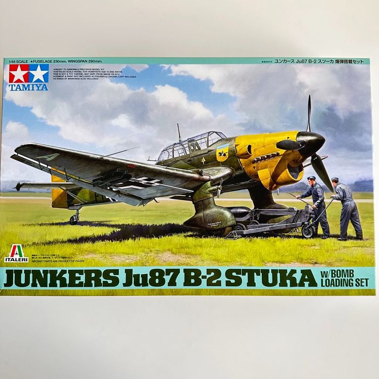 Tamiya 37008 Junkers Ju87 B-2 Stuka 1/48 (Neu (gemäss Beschreibung)) in Dietikon für CHF 25 ...