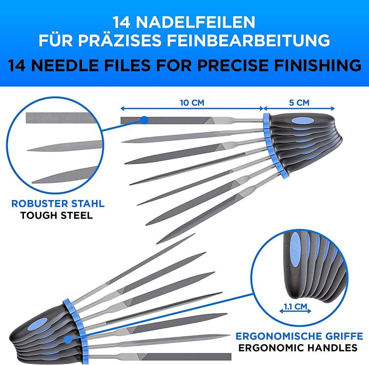 21tlg- Profi Feilen Set für Holz Metall Kunststoff | Kaufen auf Ricardo