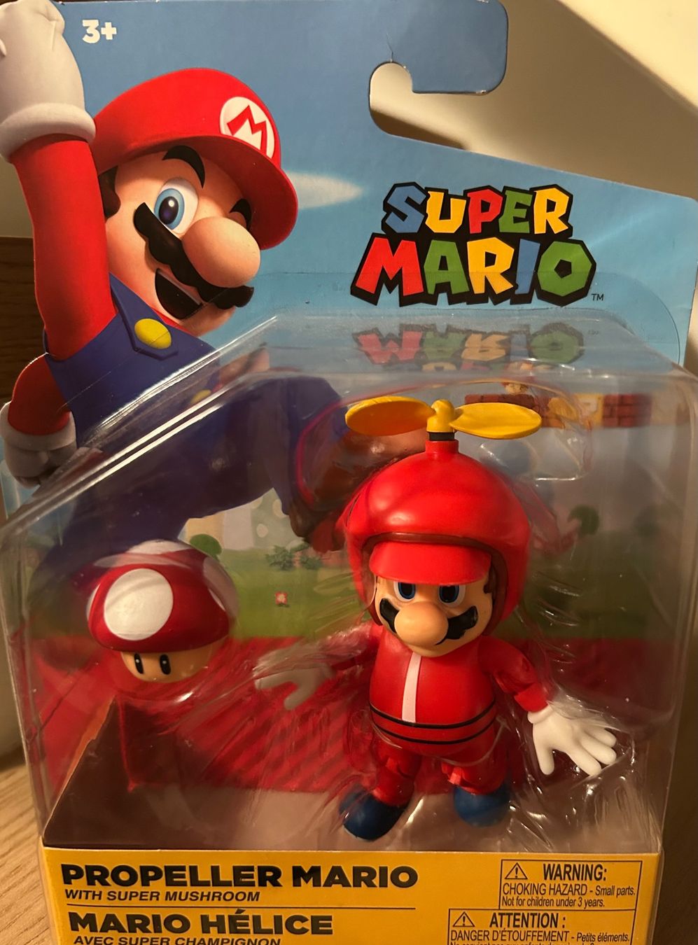 Super Mario Propeller Mario mit Pilz, neu & OVP (Neu und ...