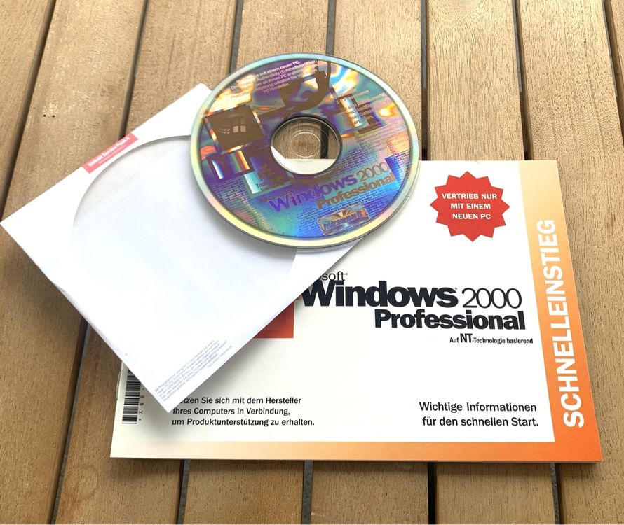 Windows 2000 Professional NT Service Pack 4 (Gebraucht) in Hölstein für ...