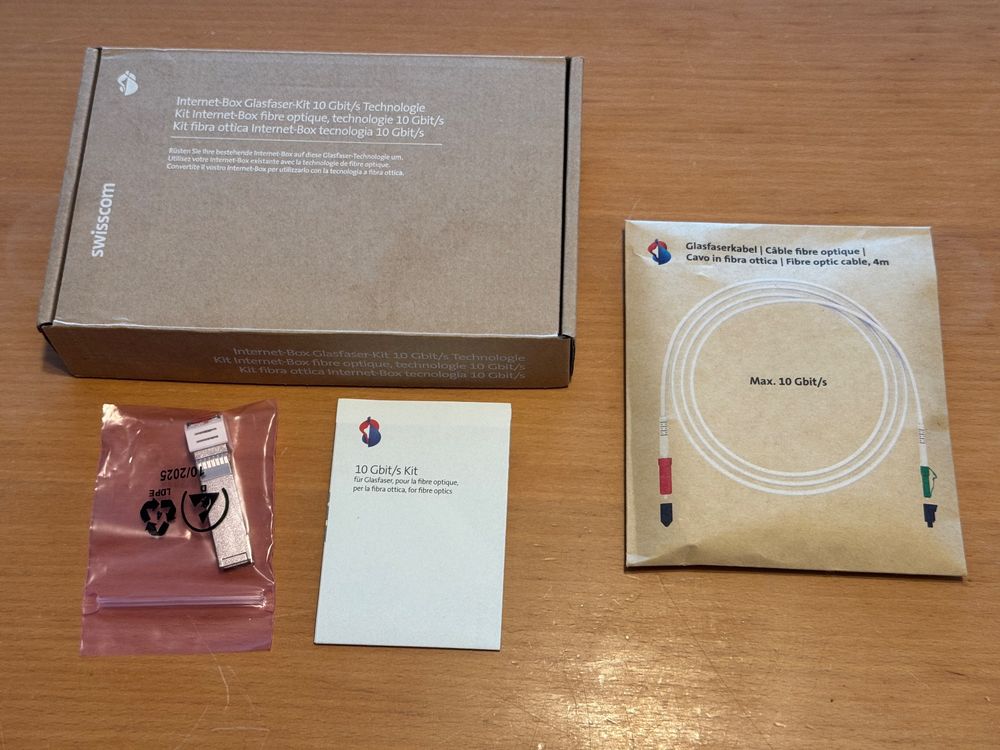 Upgrade Kit Internet-Box 3 – XGS-PON (10Gbit/s) Neu/Garantie (Neuf avec ...