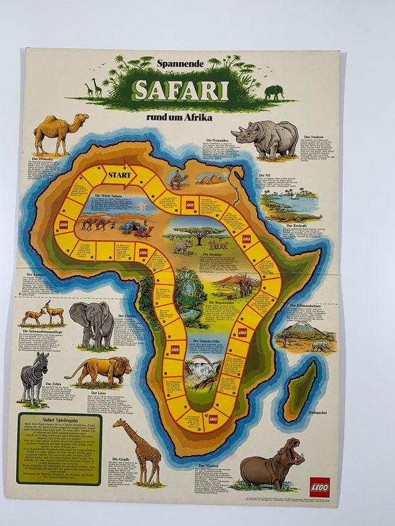 Rarität Lego Brettspiel Spannende Safari Lego Schweiz 1983 | Kaufen auf ...